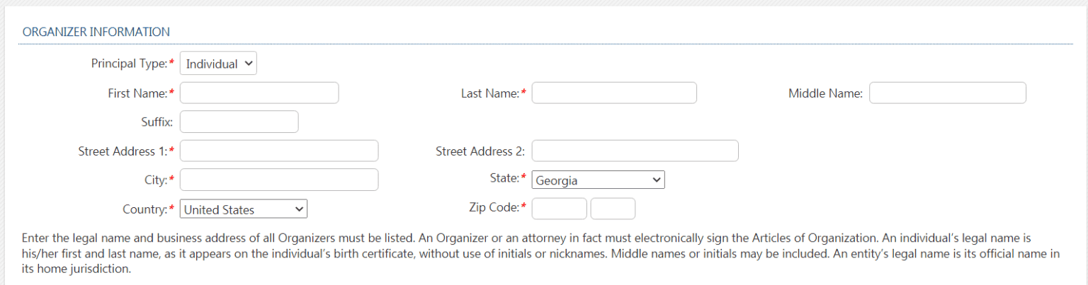 How To Fill Out The Georgia LLC Articles of Organization - StartUp 101