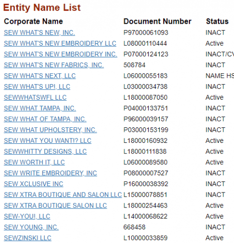 How To Do A Florida Business Name Search - StartUp 101