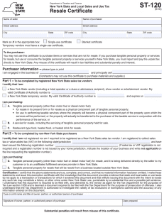 How To Get A New York Resale Certificate - StartUp 101