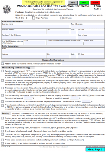 How To Get A Wisconsin Sales Tax Exemption Certificate (Resale ...